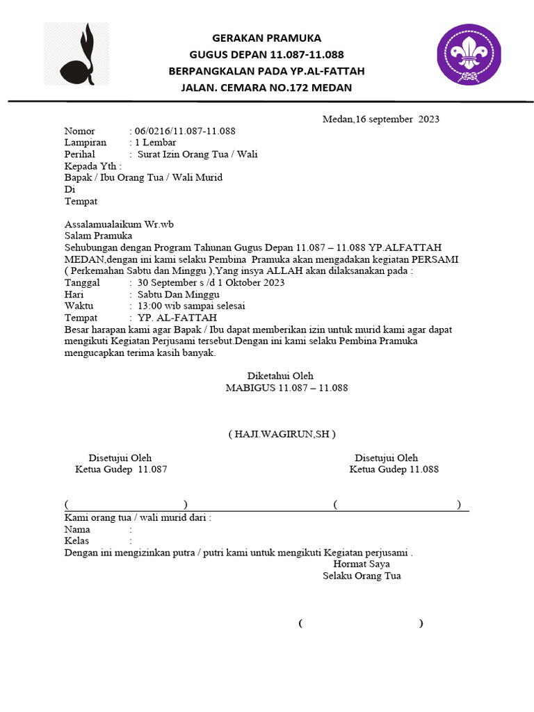 Kop Surat Alfattahh Potrait | PDF