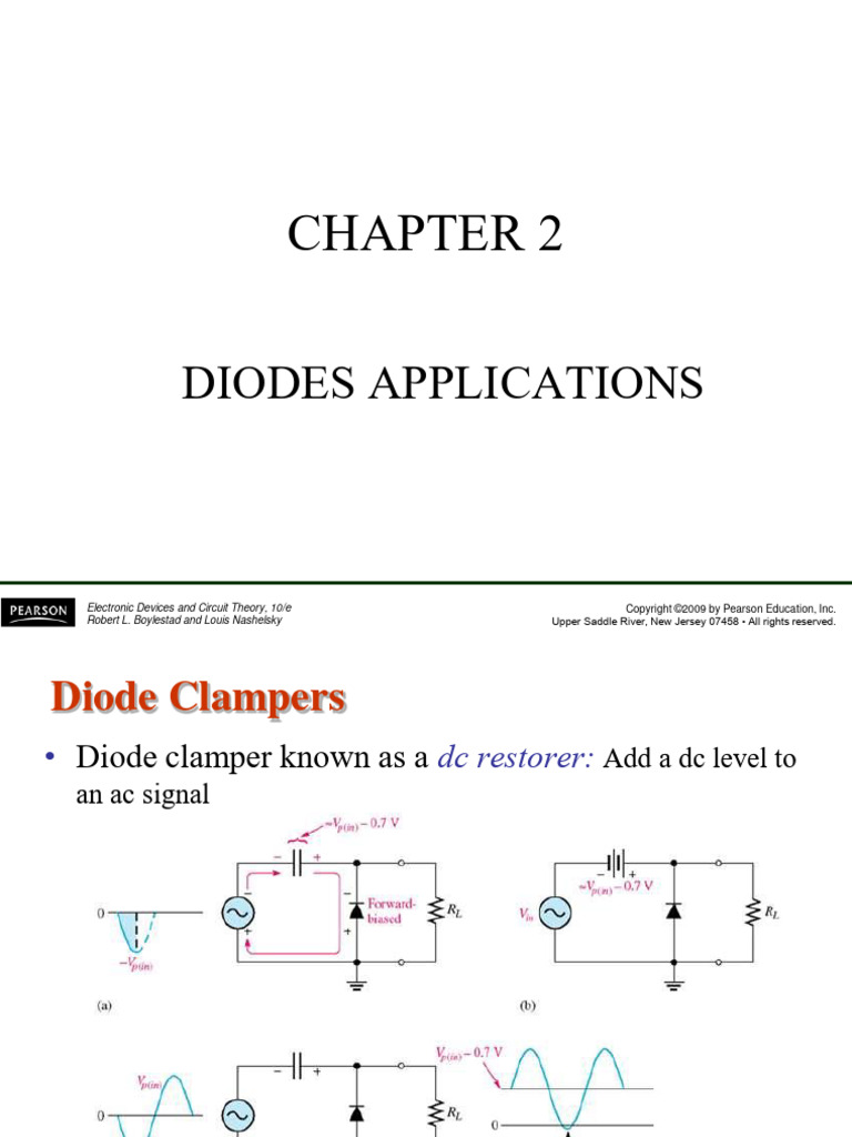Diodes Applications: Electronic Devices and Circuit Theory, 10/e Robert ...