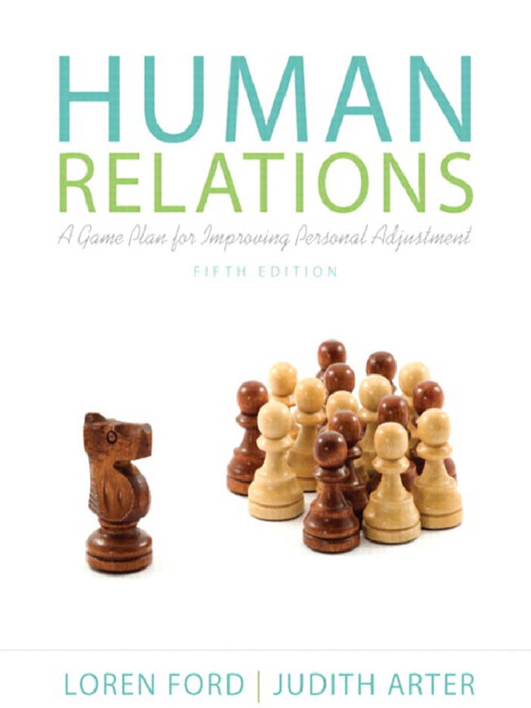 Human Relations A Game Plan For Improving Personal Adjustment Ed 5 ...