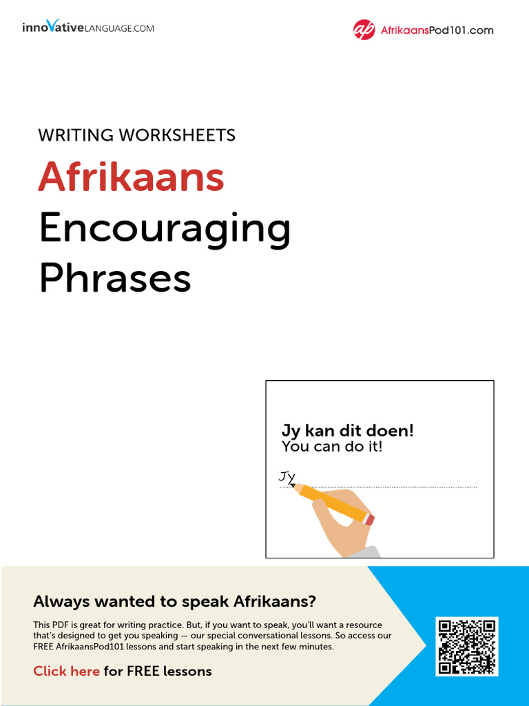 Afrikaans Vocabulary | PDF
