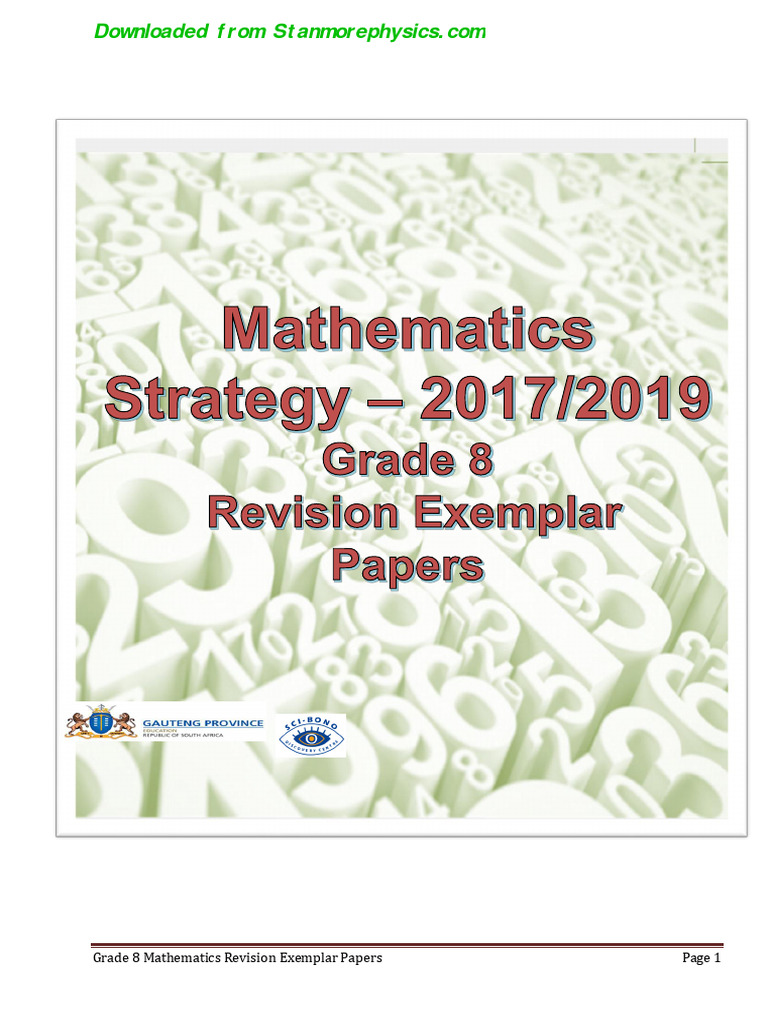 Gr-8-term-3-Revision-Papers With Memo To Ace Test | PDF | Area ...