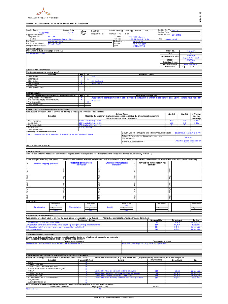 Ejemplo 8D Nissan 3.2 | PDF