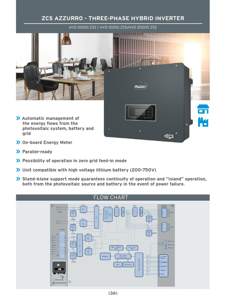 Datasheet ZCS 3PH HYD 10000 20000 ZSS EN | PDF | Electric Power | Power ...