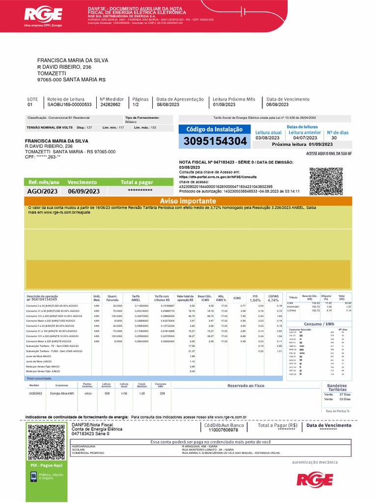 Conta Completa PDF | PDF