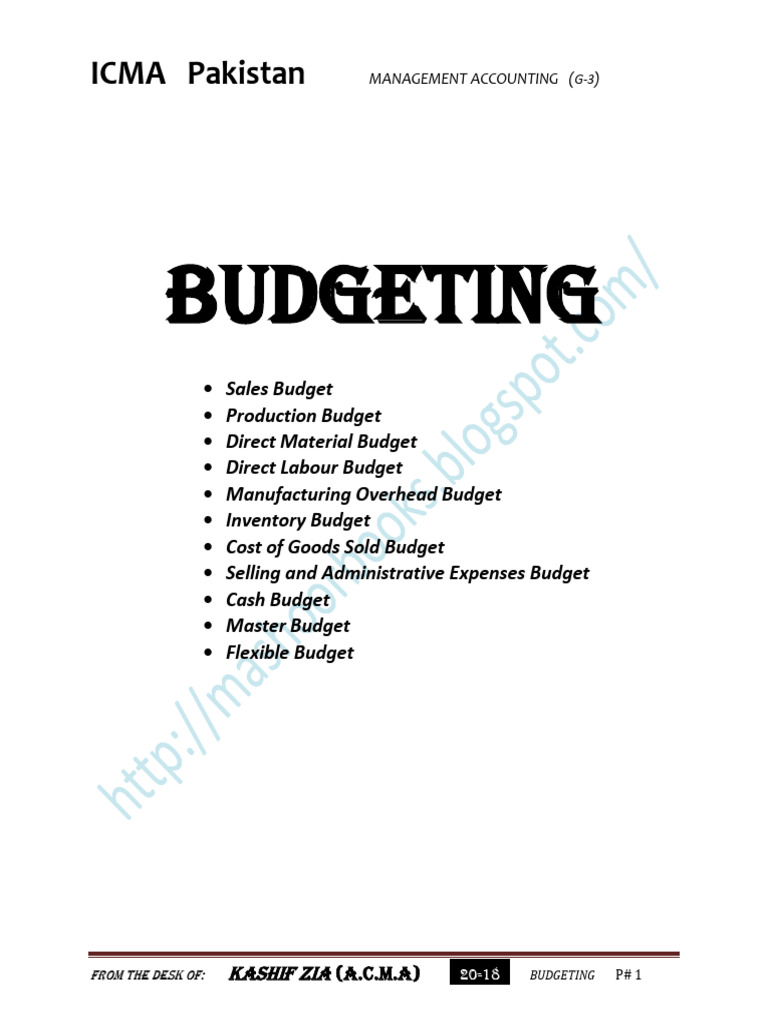 Budgeting | PDF | Finance & Money Management | Credit