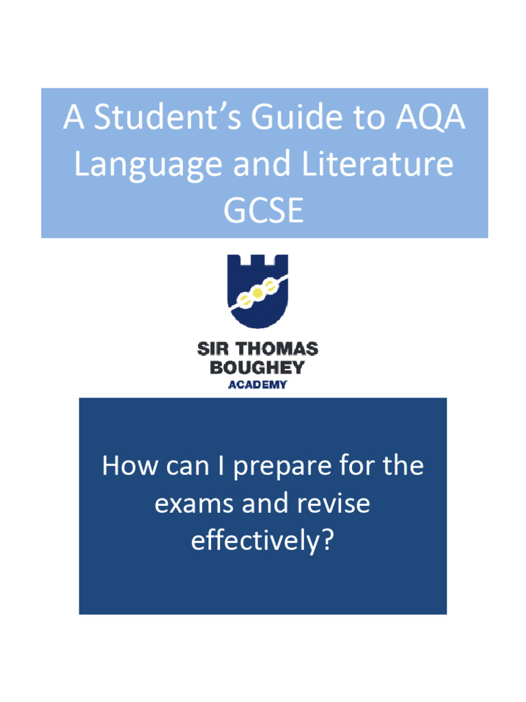 A Students Guide To Lang and Lit | PDF