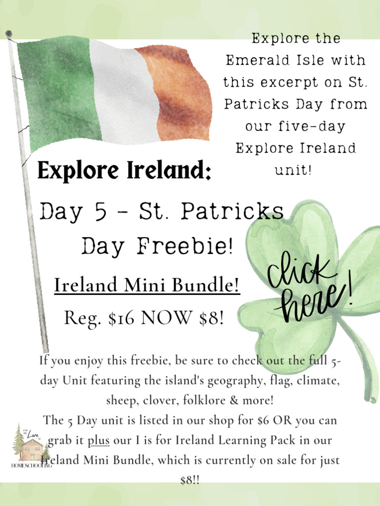 Saint Patricks Day Freebie by FTLOH | PDF | Saint Patrick | Ireland