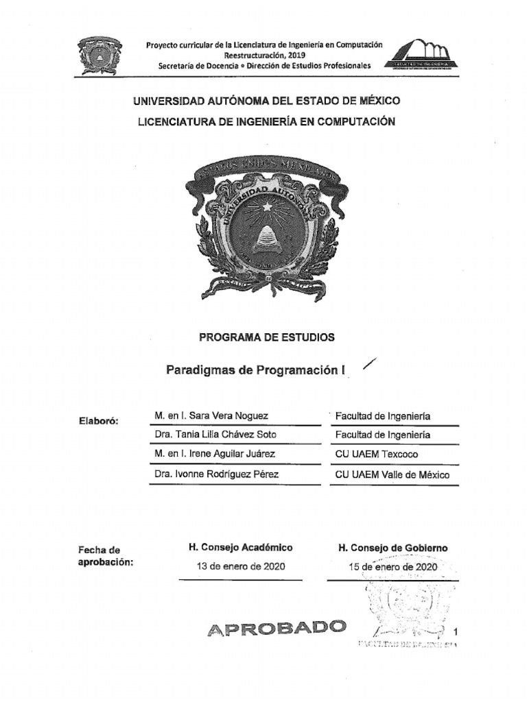 Paradigmas de Programacion I | PDF Paradigmas de Programacion I | PDF