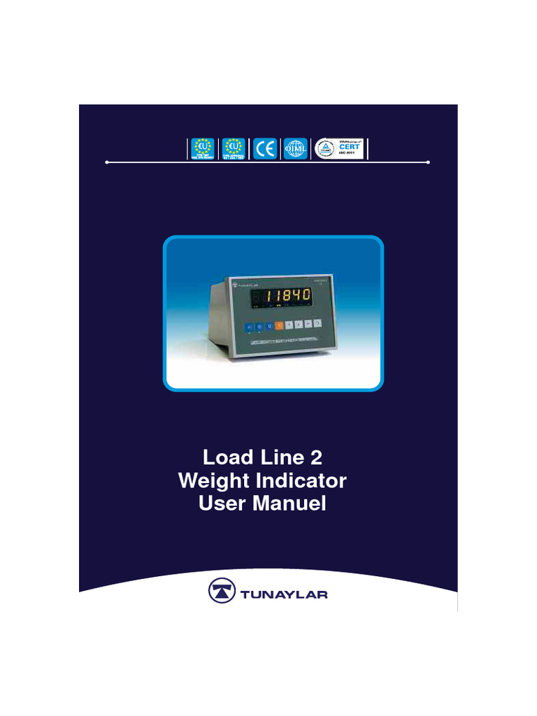 Load Line 2 Weight Indicator User Manuel | Download Free PDF | Menu (Computing) | Electrical ...