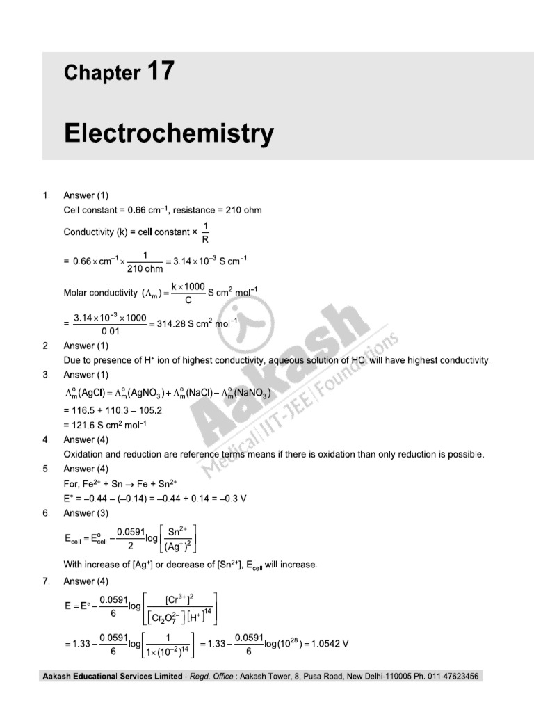 Cls Sol Cat Neet 20 21 Xii Che Module 1 Level 1 Chapter 17 PDF