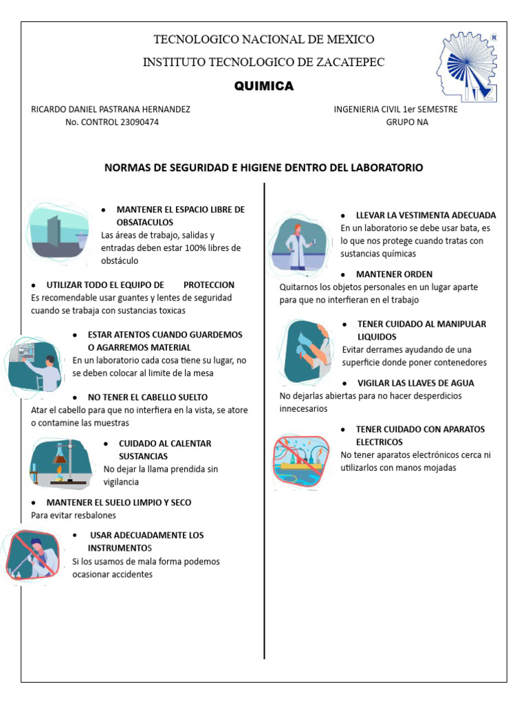 Normas de Seguridad | PDF | Laboratorios | Ciencias fisicas