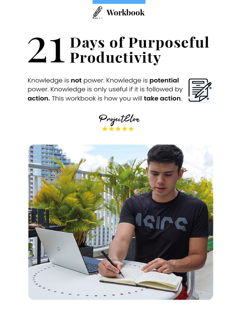 21 Days of Purposeful Productivity PDF | Download Free PDF | Goal ...