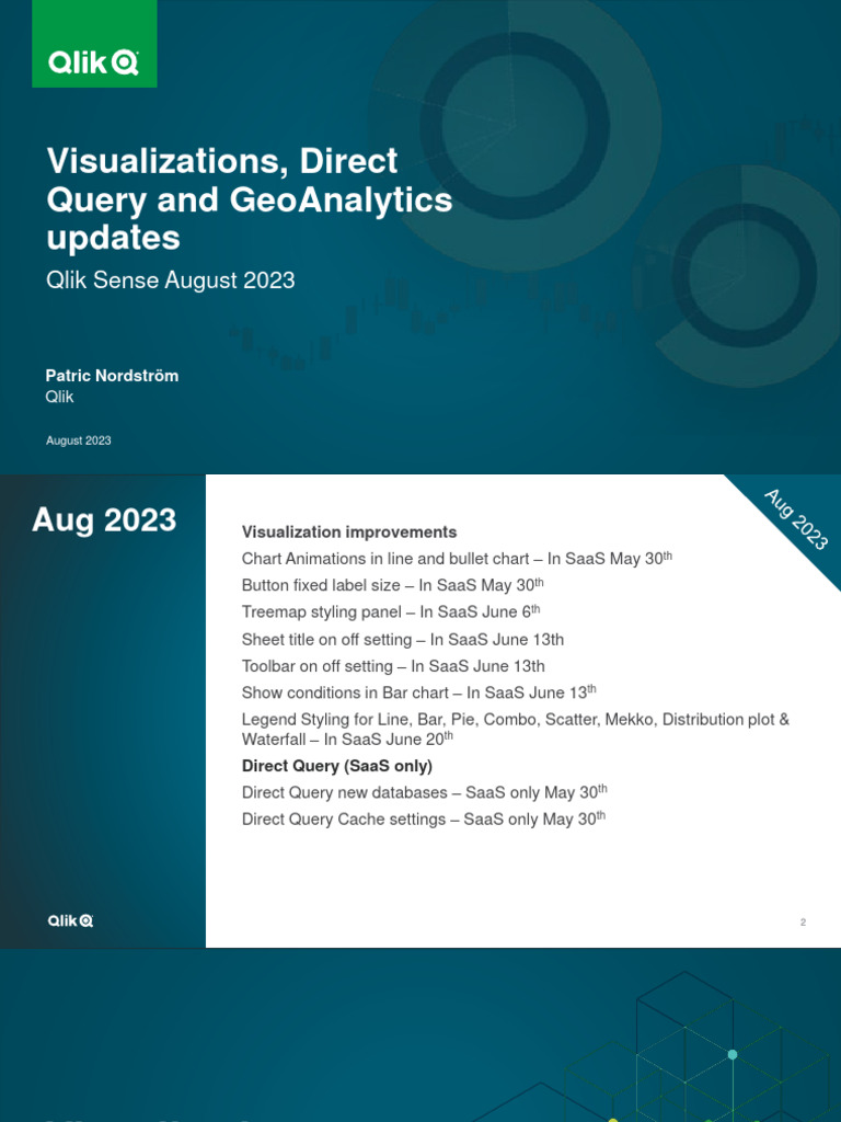 Qlik Sense August 2023 | Download Free PDF | Sql | Postgre Sql