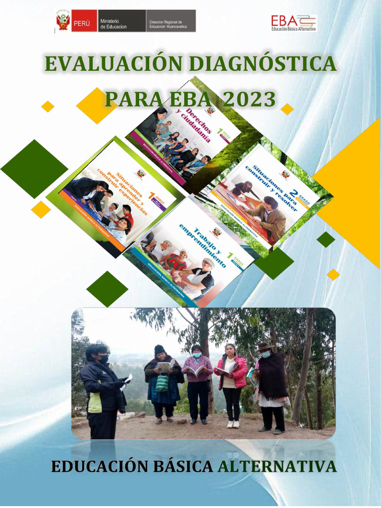 Esquema para Evaluacion Diagnostica EBA | PDF | Evaluación | Aprendizaje