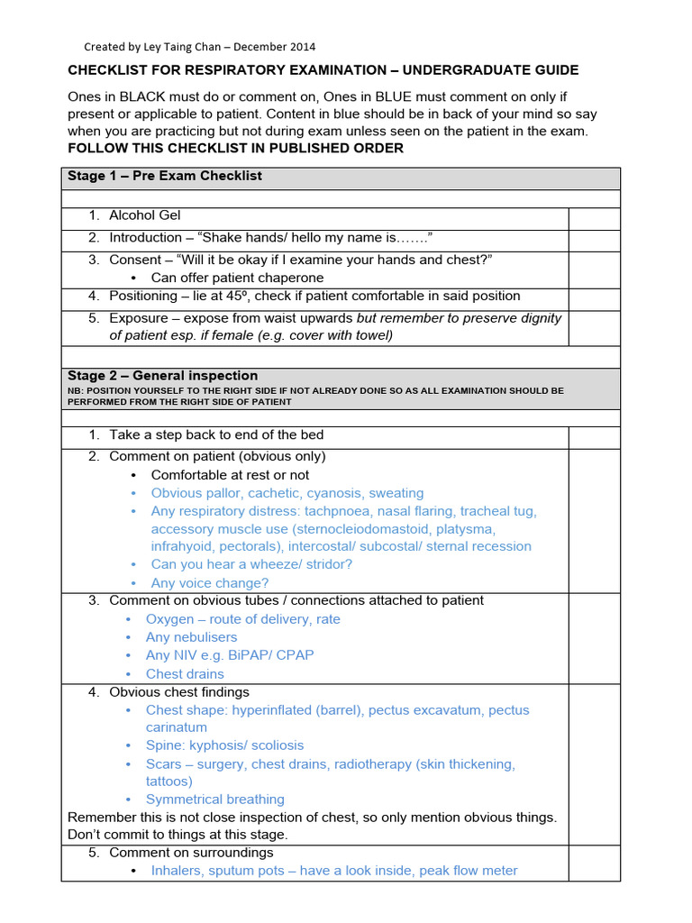 Clinical Examination | PDF | Physical Examination | Thorax