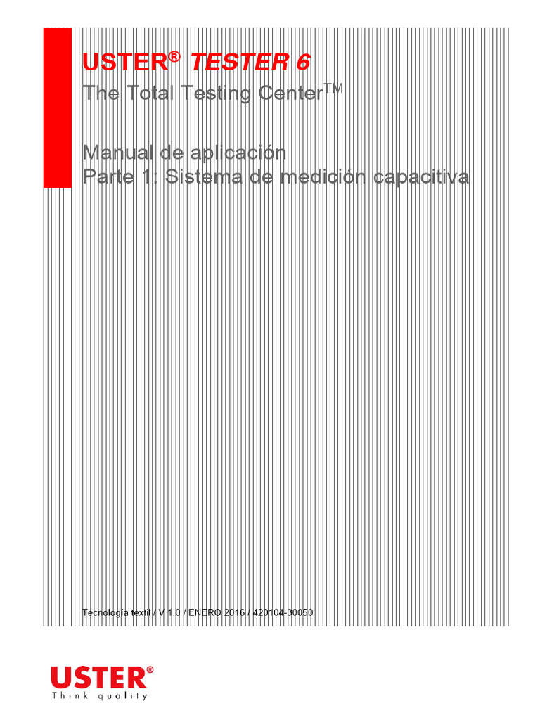 UT6 Application Handbook Part 1 - Spanish | PDF | Medición | Desviación Estándar