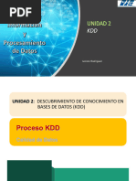 Proceso KDD | PDF | Procesamiento de datos | Bases de datos