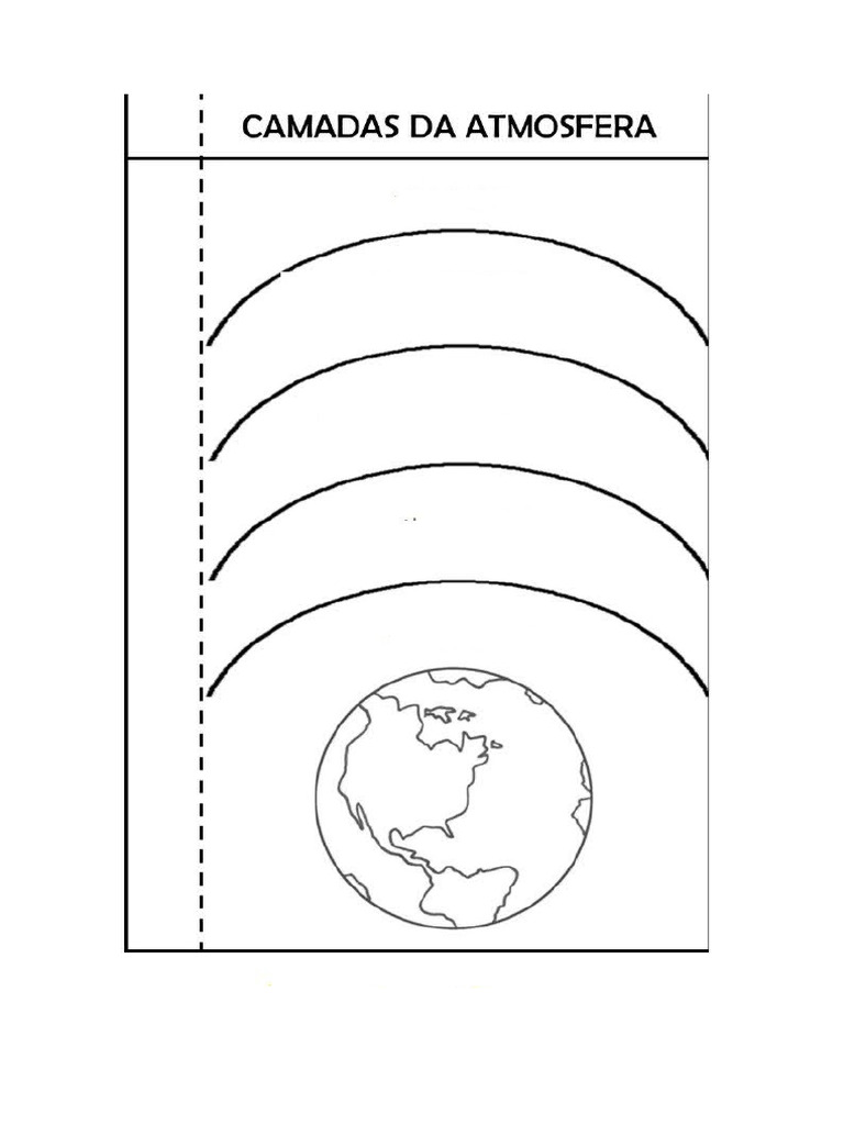 ATIVIDADE CAMADAS DA ATMOSFERA | PDF