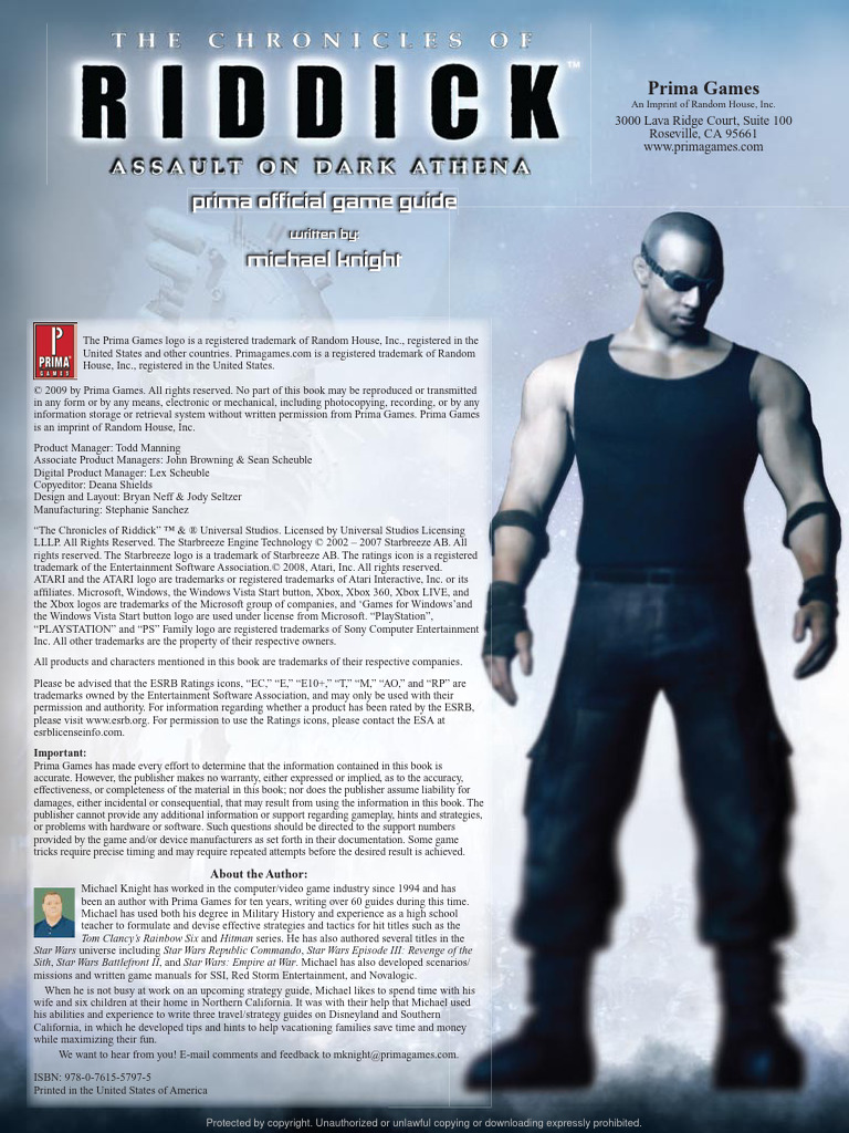 Riddick Dark Athena | PDF