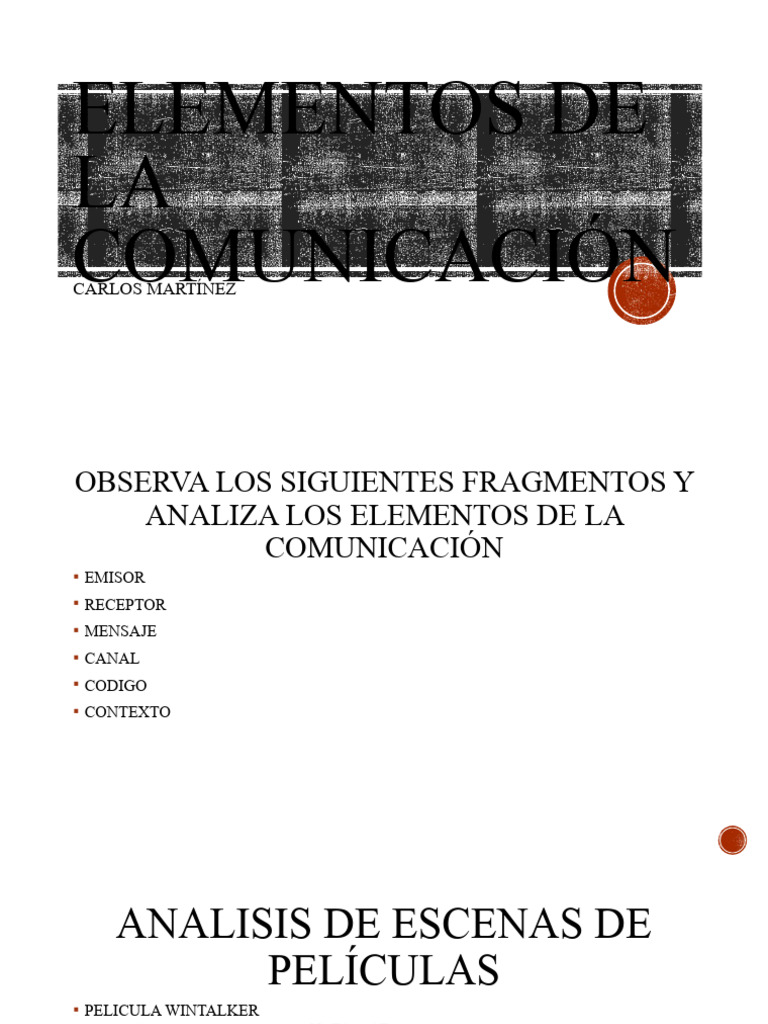 Elementos de La Comunicación | PDF