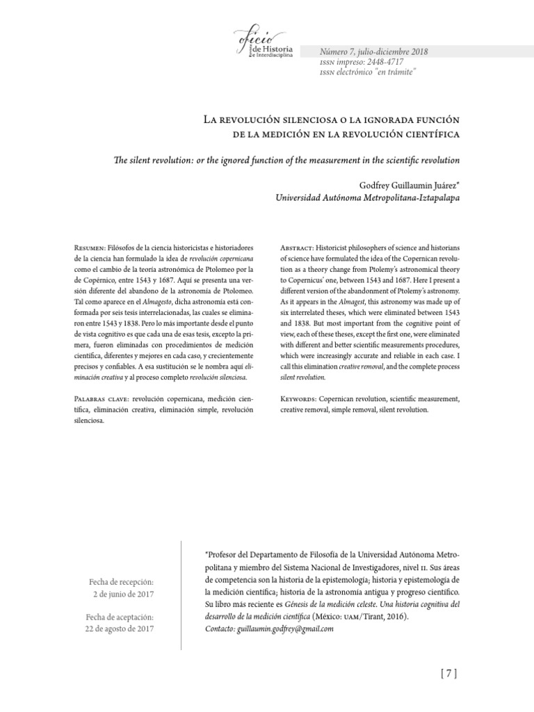 La Revolucion Silenciosa o La Ignorada F | PDF