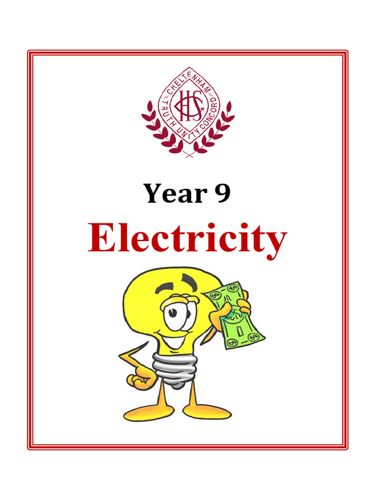 Electricity Booklet | PDF | Electric Current | Electricity