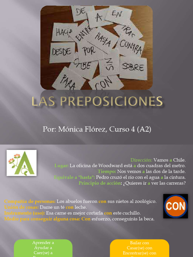 n4c10 Verbos Con Preposicion | PDF