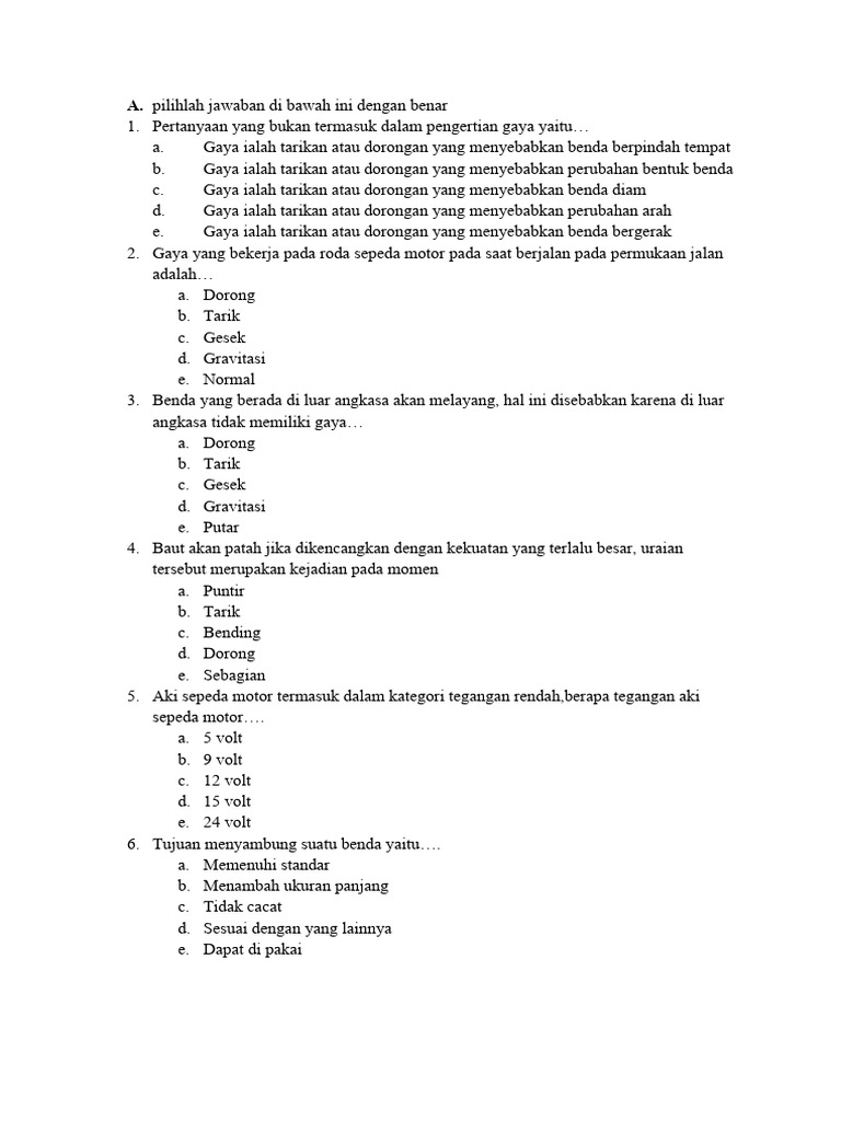 Soal Pat 2023 Tdo | PDF