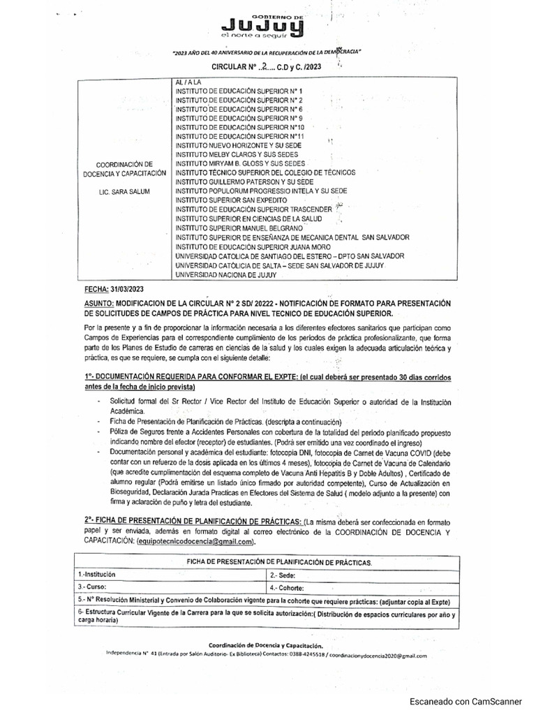 Circular N 2 Cdyc 2023 | PDF