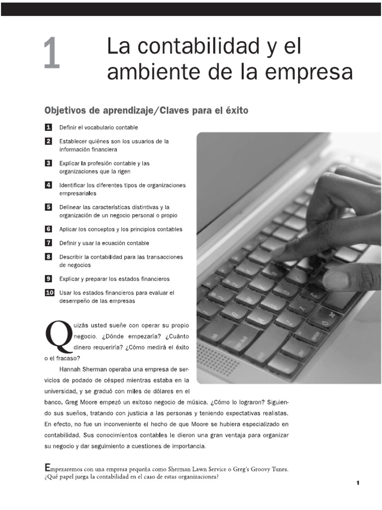 Capitulo 1 De Contabilidad Horngren Pdf