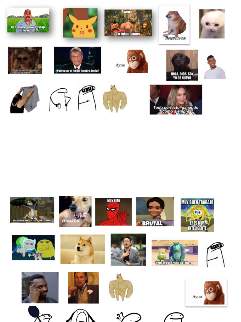 Memes Plantillas Imprimibles | PDF