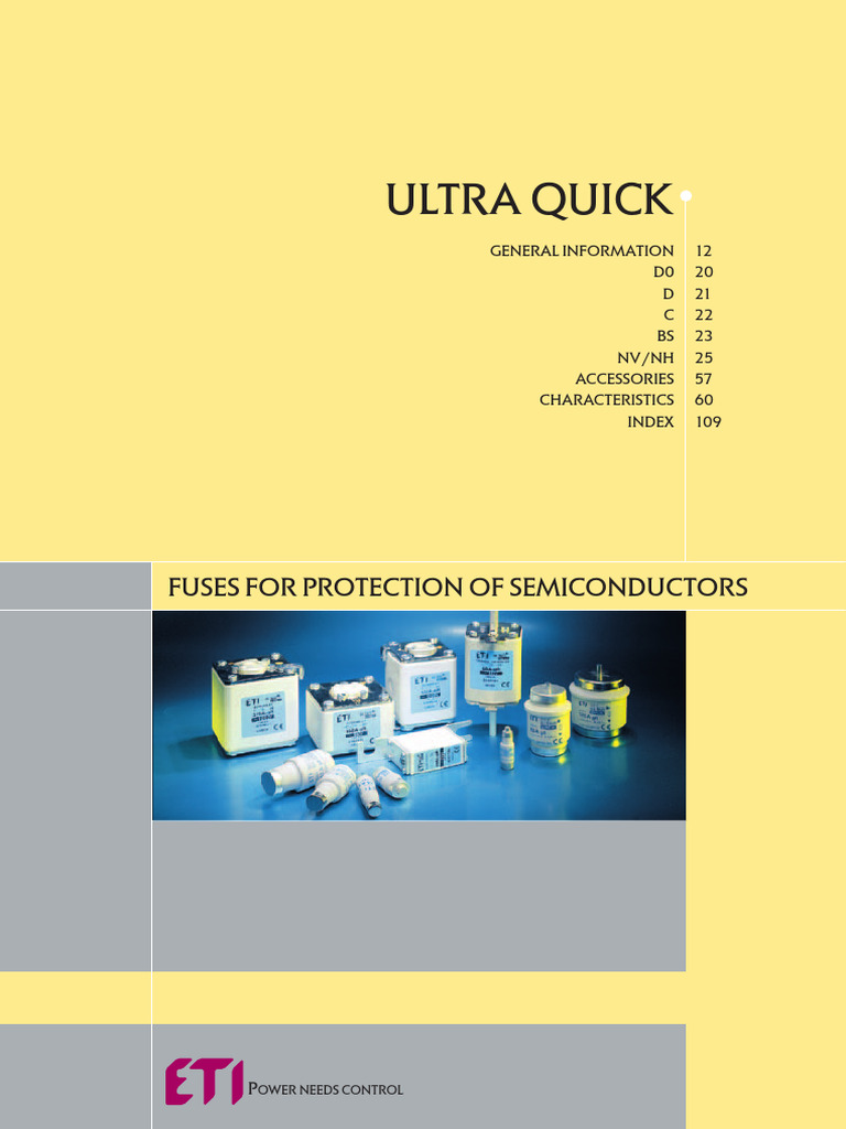KATALOG Ultra Osigurača ETI | PDF