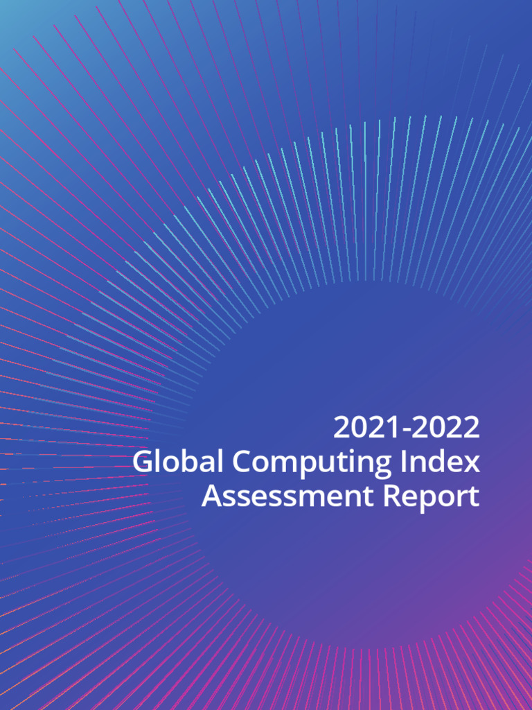 2021-2022 Global Computing Index Assessment | PDF | Cloud Computing | Computing
