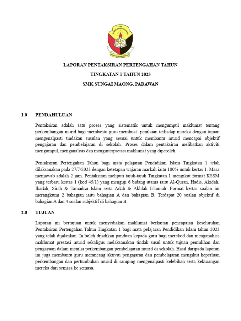 Ar1 PPT Pislam T1 2023 | PDF