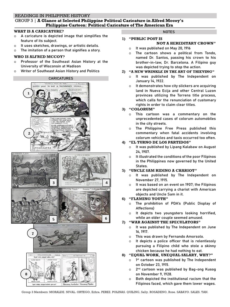 Group 3 RPH Handouts Final Finalest | PDF | History