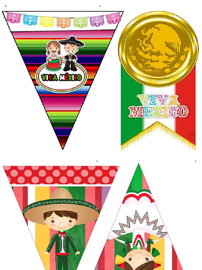 Banderines Septiembre | PDF