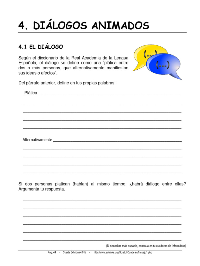 Capítulo 4 Proyecto Scratch | PDF | Scratch (lenguaje de programación ... Capítulo 4 Proyecto Scratch | PDF | Scratch (lenguaje de programación ...