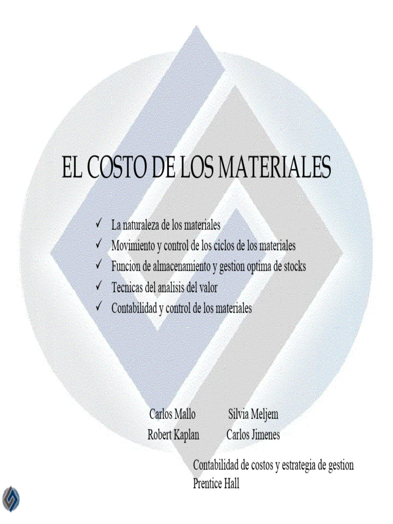 Tema 4 El Costeo de Los Materiales | PDF