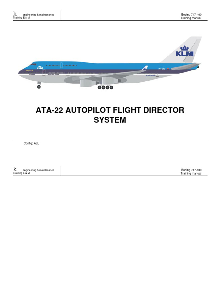 Ata 22 03 00 | PDF | Aircraft Flight Control System | Empennage