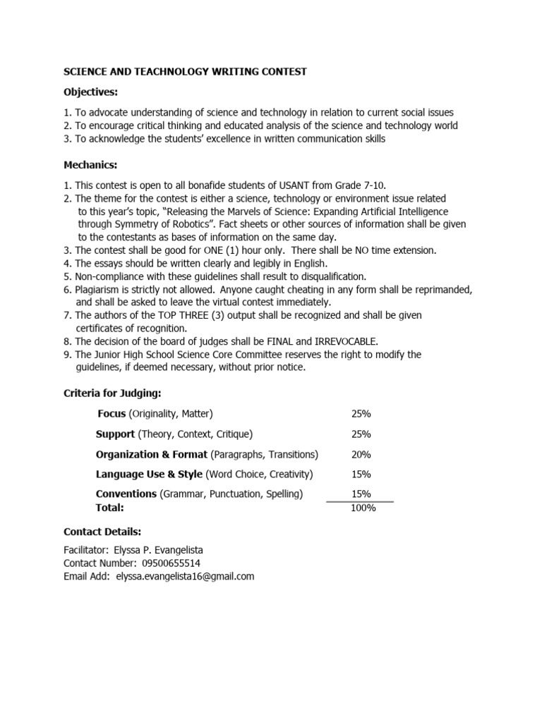 Sci Tech Writing | PDF