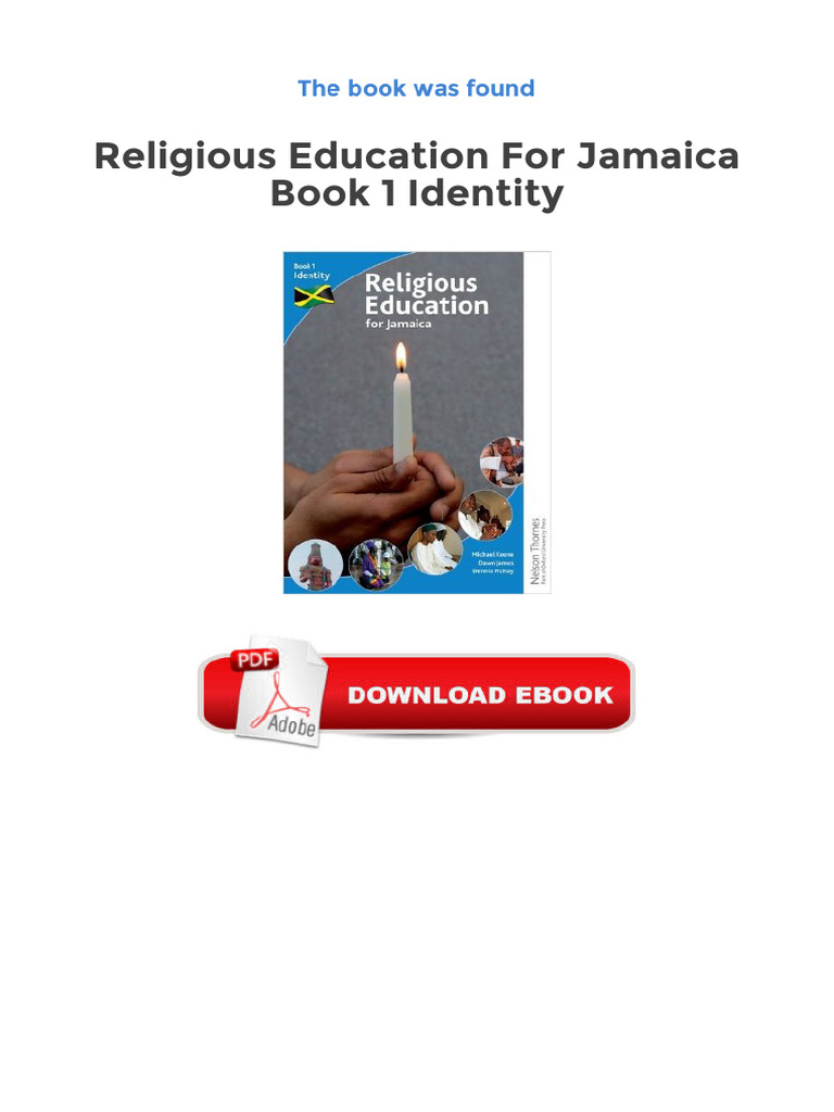 Free Ebooks Religious Education For Jamaica Book 1 Identity | PDF ...