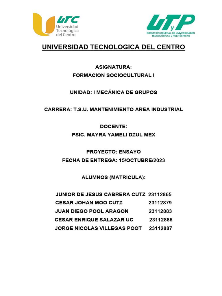 Proyecto U1 FOSO I-2 | PDF