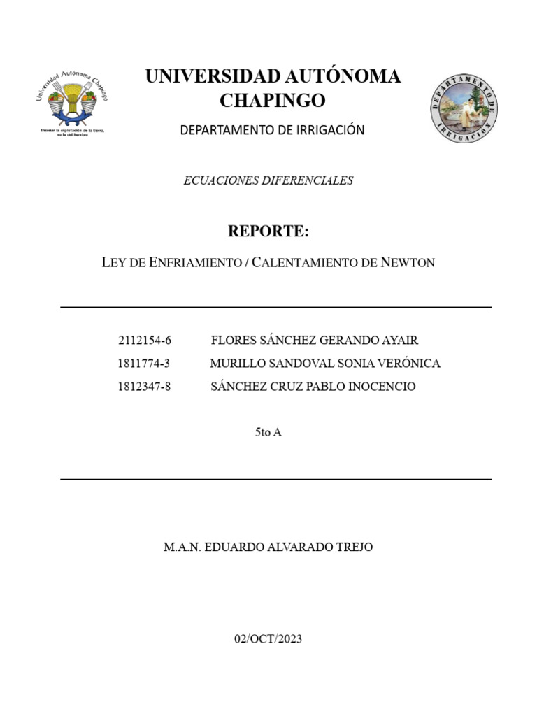 Ley Enf Cal Newton | PDF