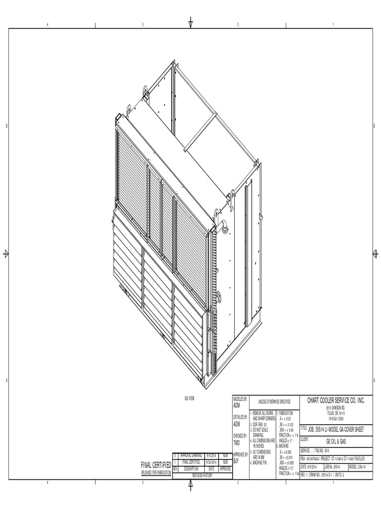 Chart Cooler | PDF | Machines | Equipment