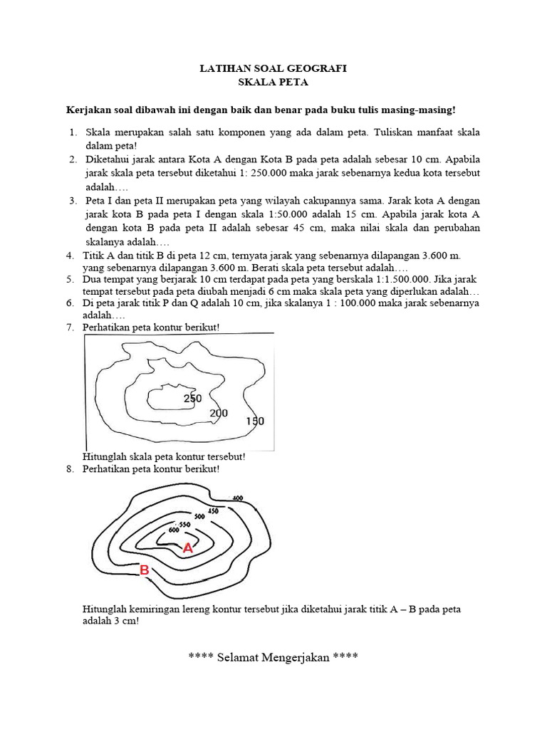 Latihan Soal Peta | PDF