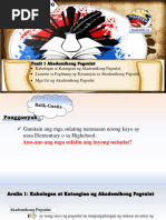 CURRICULUM MAP Pagbasa at Pagsusuri | PDF