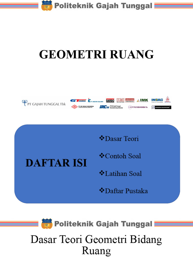 Geometri Ruang | PDF