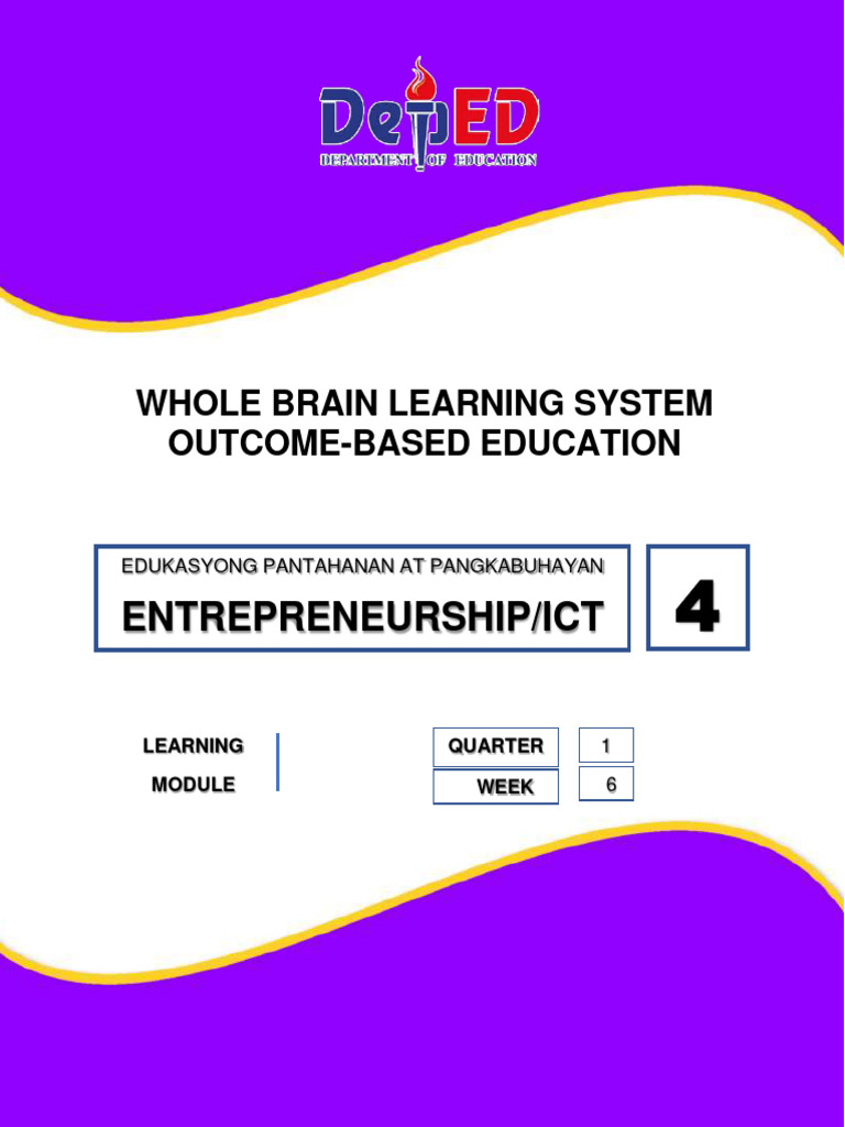 EPP 4 Module W6 | PDF