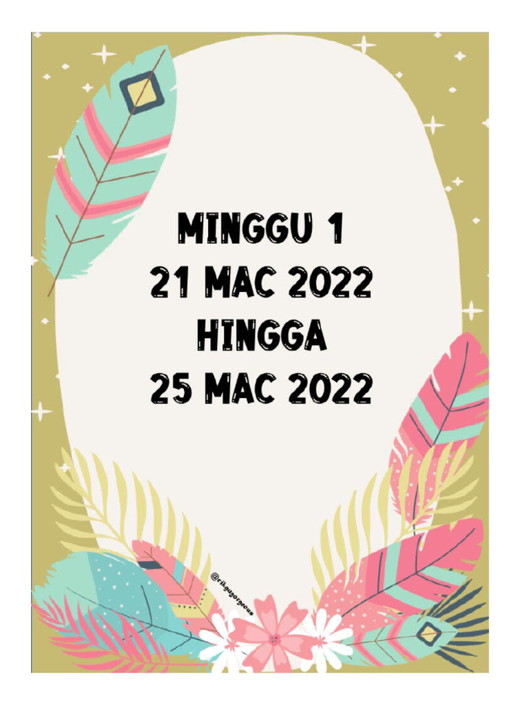 Divider Mingguan | PDF