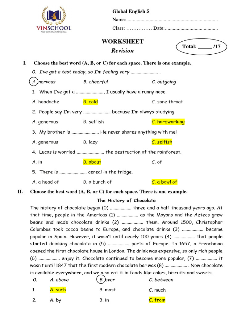 S5_W8_Revision_WS_KEY | PDF